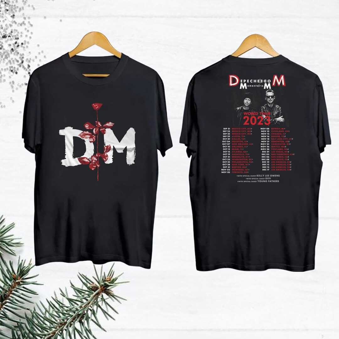 2023 Depeche Mode Tour Shirt, Depeche Mode Logo Tee, Depeche Mode Fan ...