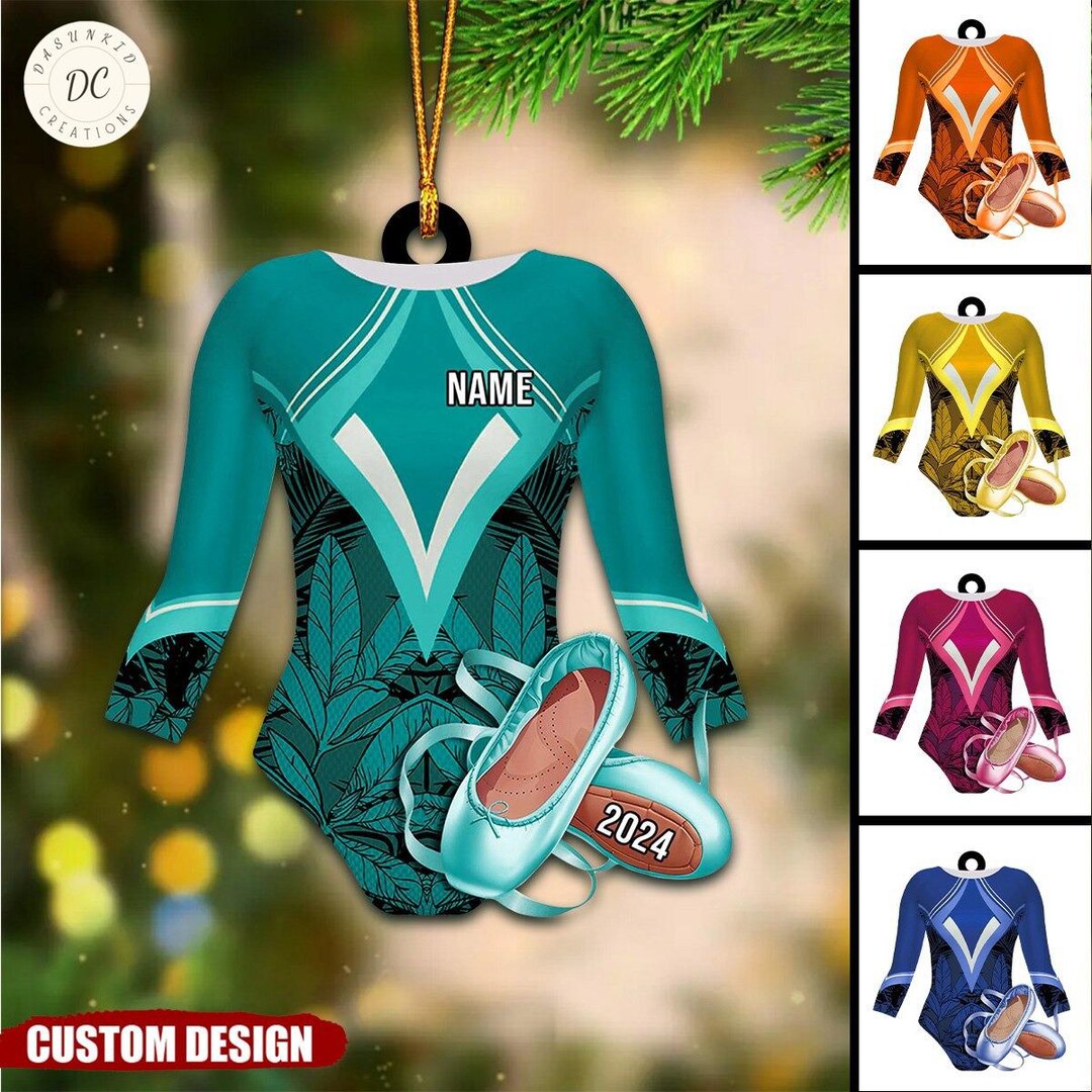 Gymnastics Keepsake, Personalized Gymnastics Ornament, Gymnast Gift ...