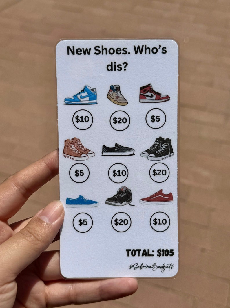 New Shoes Savings Challenge - Etsy