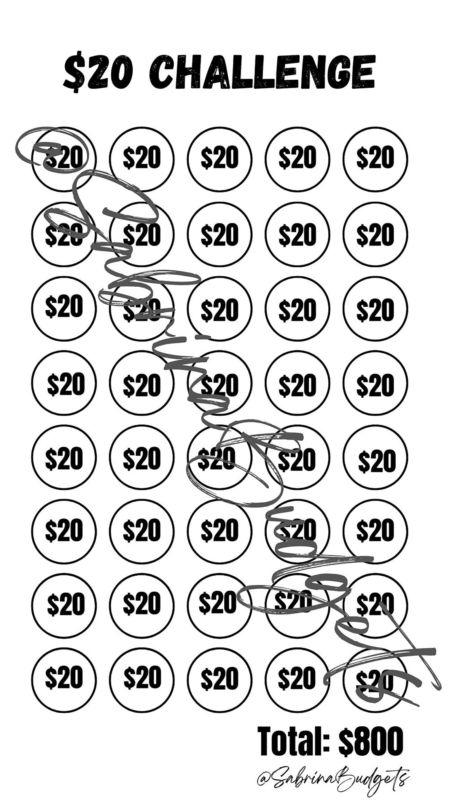Twenty Dollar Challenge - Etsy