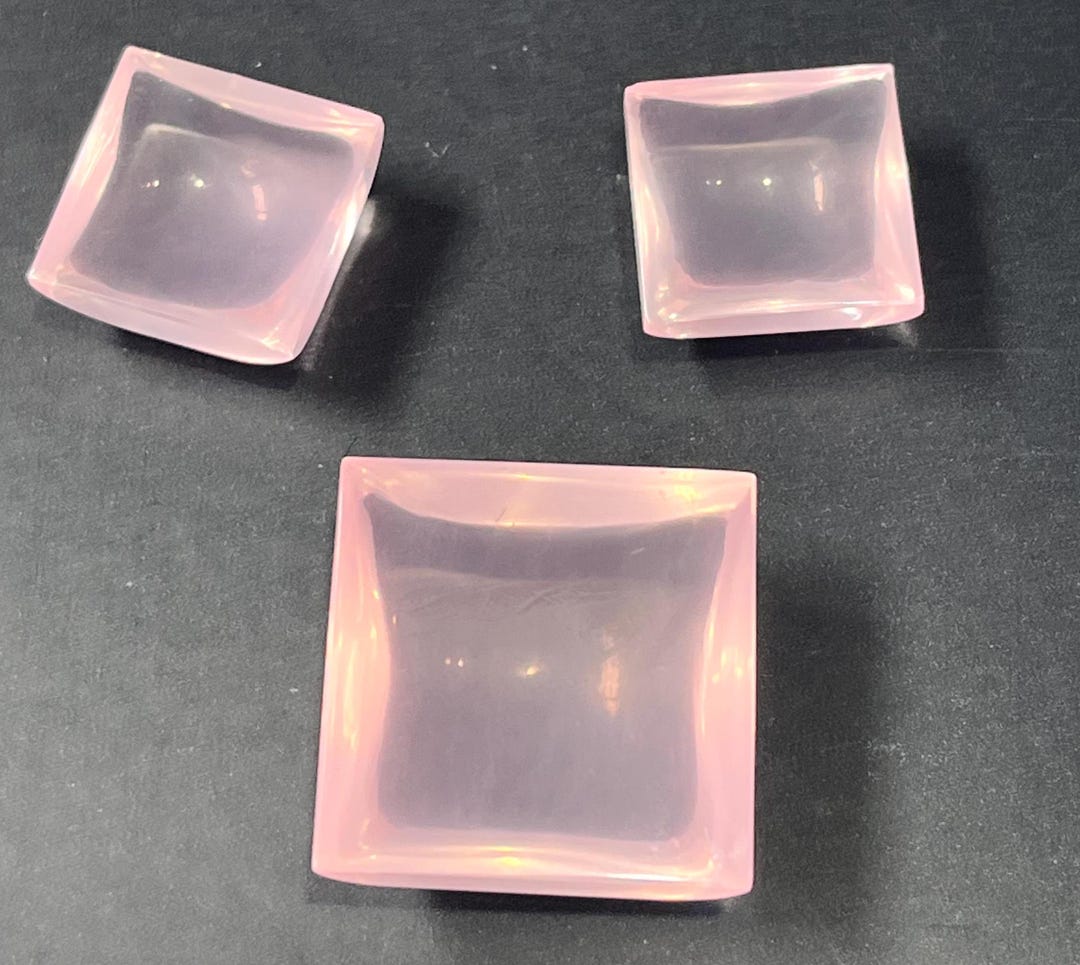 Rose Quartz Square Cut – the Stone of Love & Harmony - Etsy