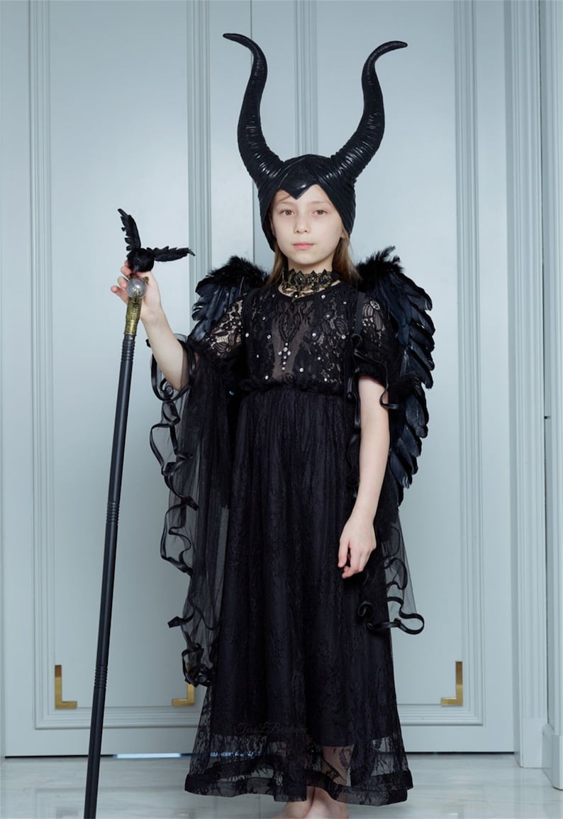 Evil Queen Costumes Maleficent Cosplay Baby Girl Toddler - Etsy