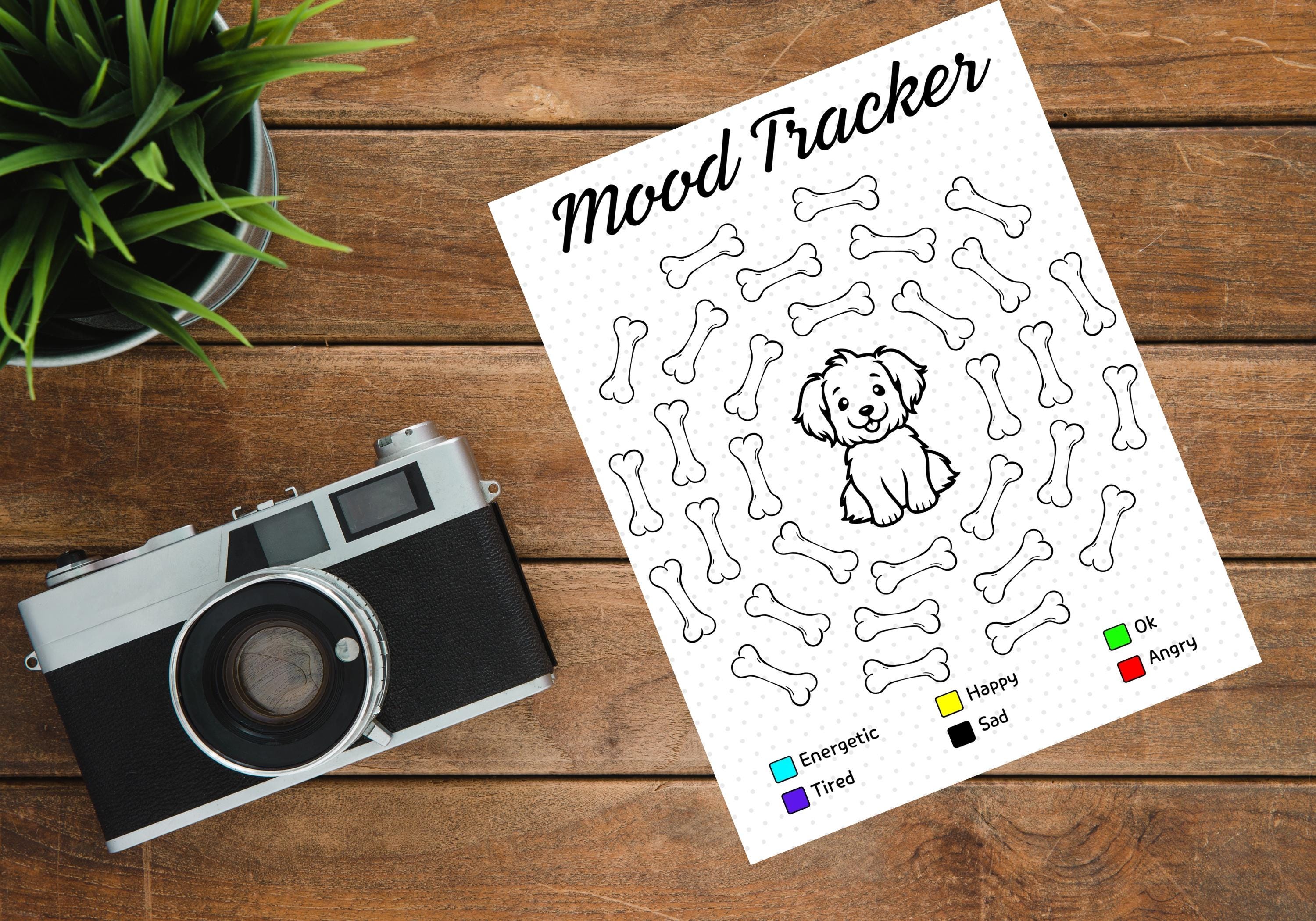 Dog Mood Tracker: Printable Monthly Feelings Journal (PDF) - Etsy
