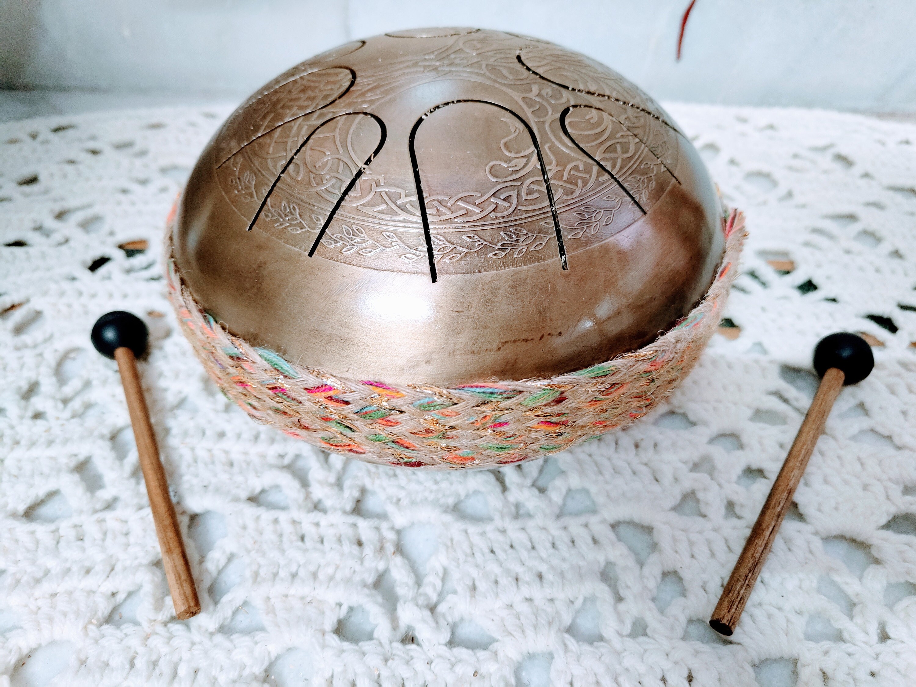 Celtic Tree of Life Beautiful Carving Happy Drum (steel Drum)musical ...