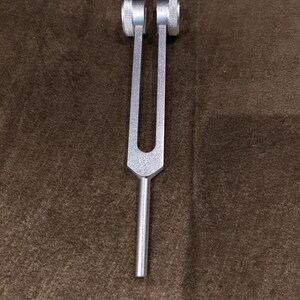 128 Hz Metal Tuning Fork With Bag and Mallet Weighted Tuning Forks for ...