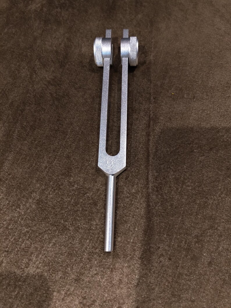 128 Hz Metal Tuning Fork With Bag and Mallet Weighted Tuning Forks for ...