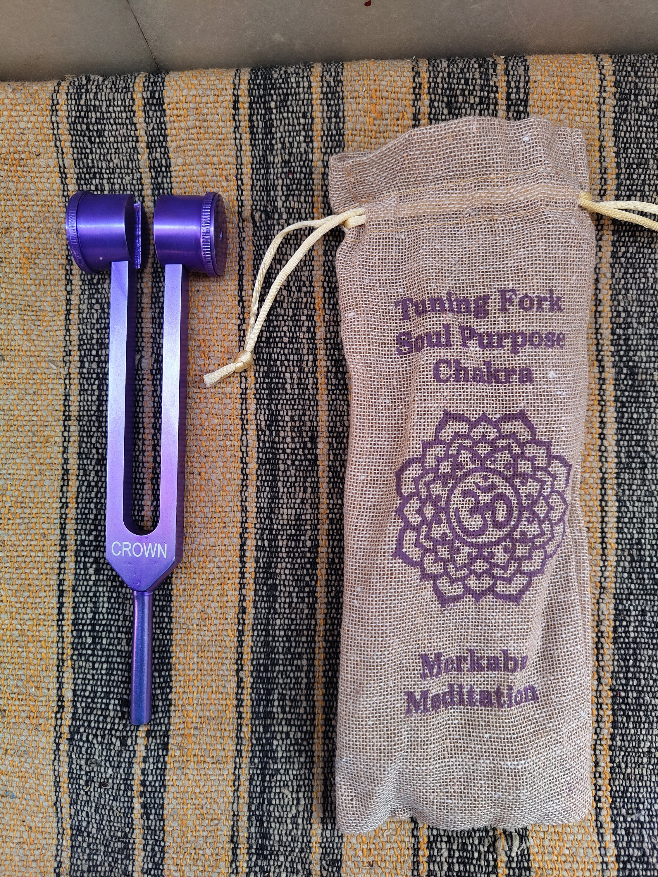 Metal Tuning Fork 8 Chakra Set With 8 Soft Bags and Mallet Weighted ...