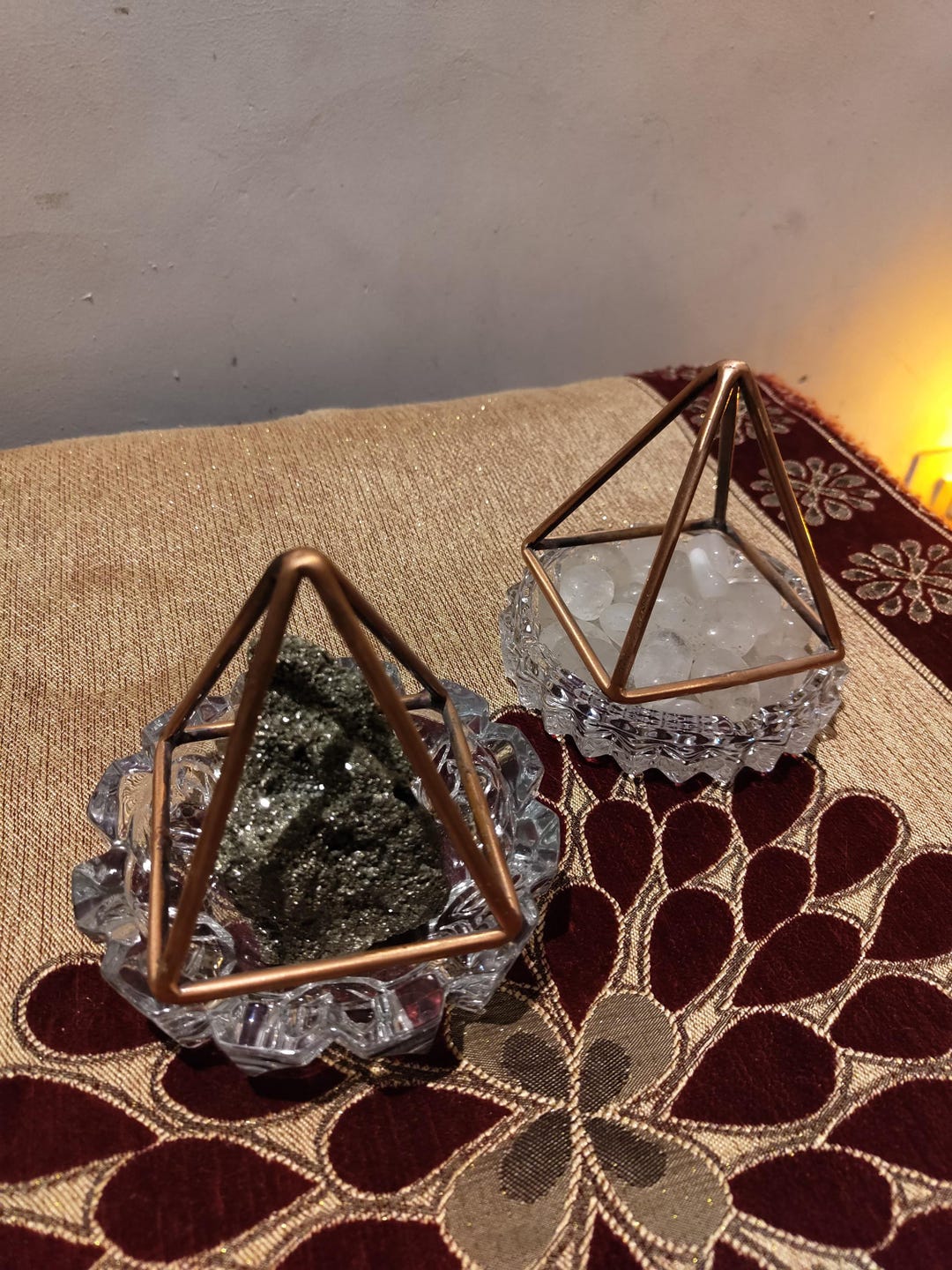 Copper Pyramid Healing, Meditation Copper Pyramid, Reiki Healing Tool ...