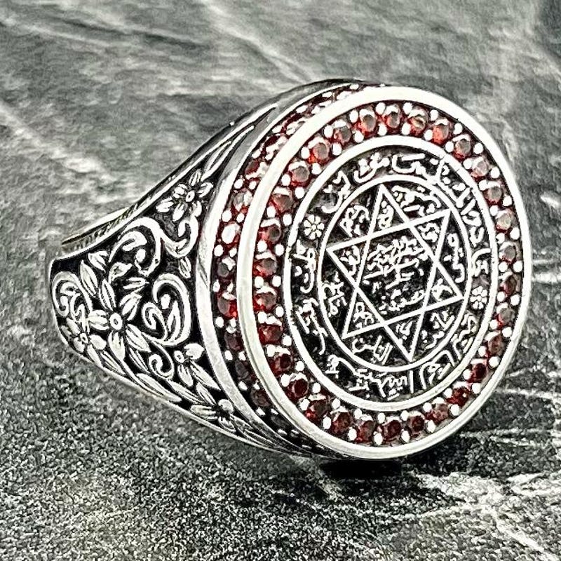 Seal of Solomon Ring - Etsy
