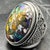 Silver Hazrat Imam Ali Islamic Carving Ring, Nadi Ali Prayer Ebced ...