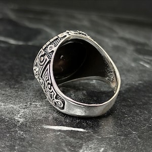 Silver Ancient Pharaoh Ring , 925 Sterling Silver Egyptian Pharaohs ...