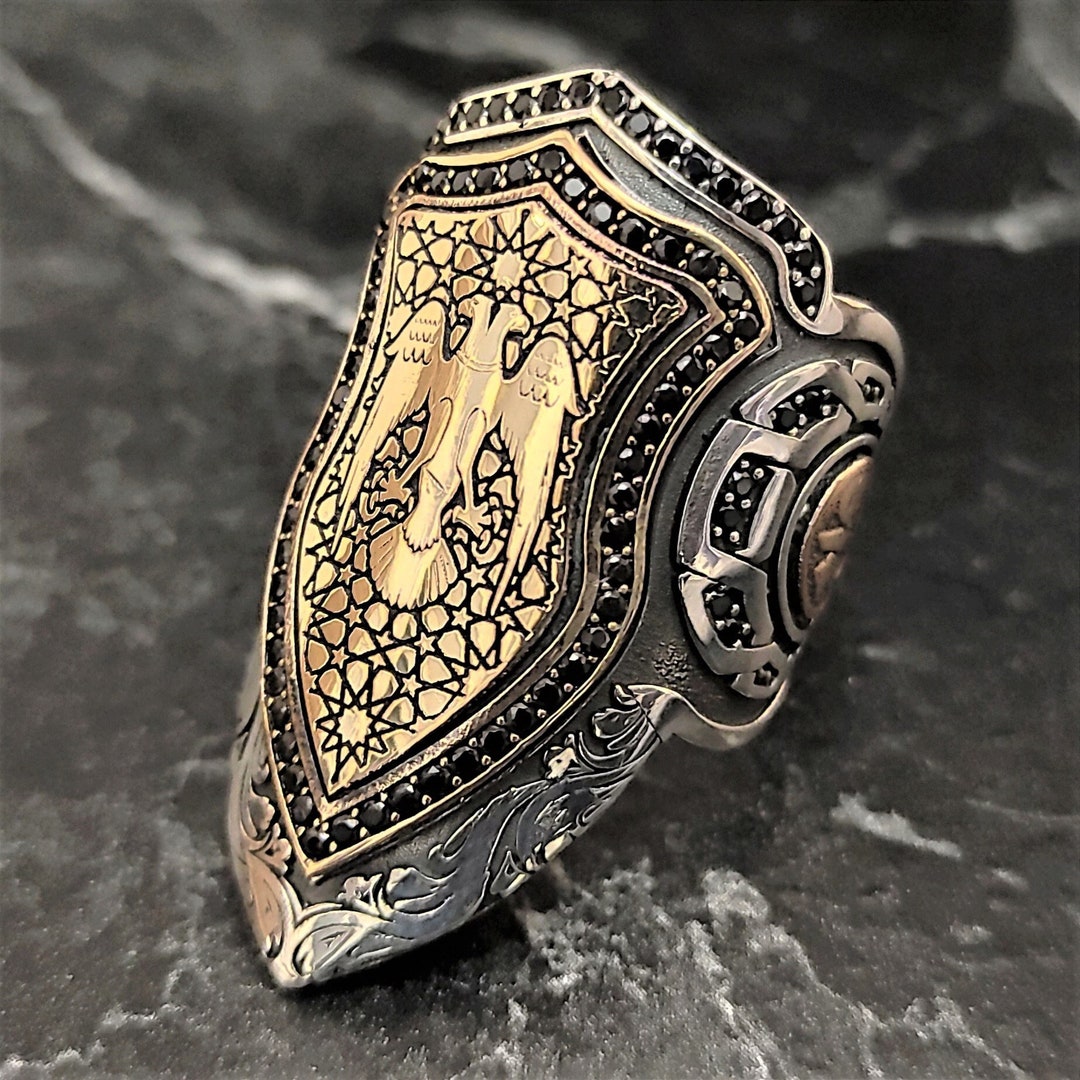 Gold and silver thumb ring store