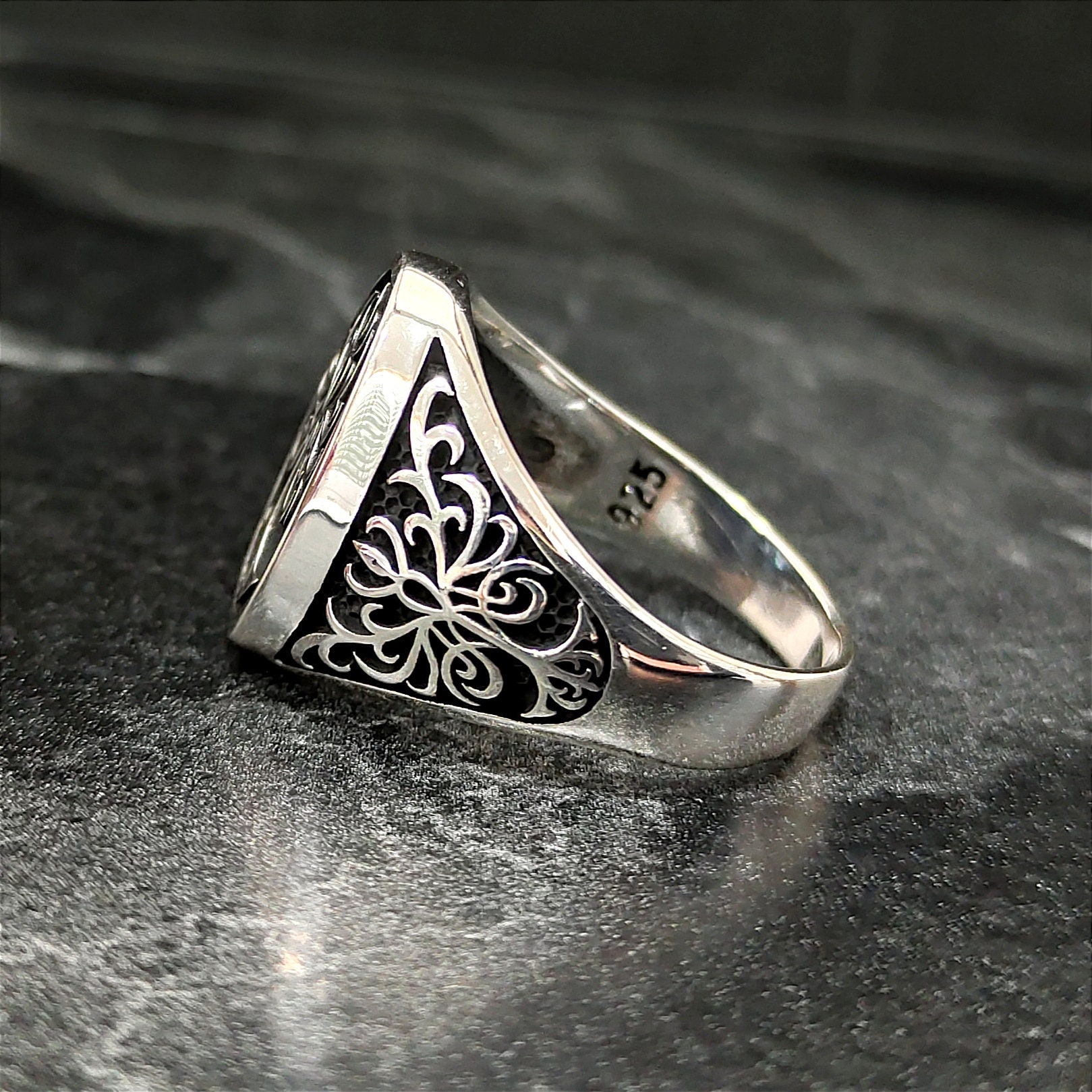 Silver Evolutionary Tree of Life Ring , Silver Shamanistic Traditions ...