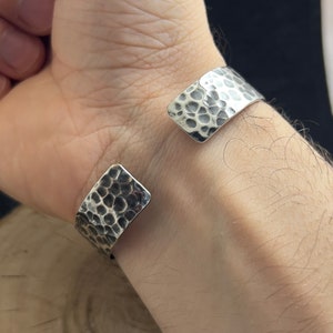 Oxidized Hammered Damascus Cuff Bracelet, Hand Inlaid Cuff Bracelet ...