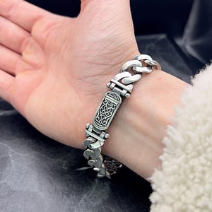 Elegant 925 Sterling Silver Cuban Chain Bracelet, Handmade Men’s or ...