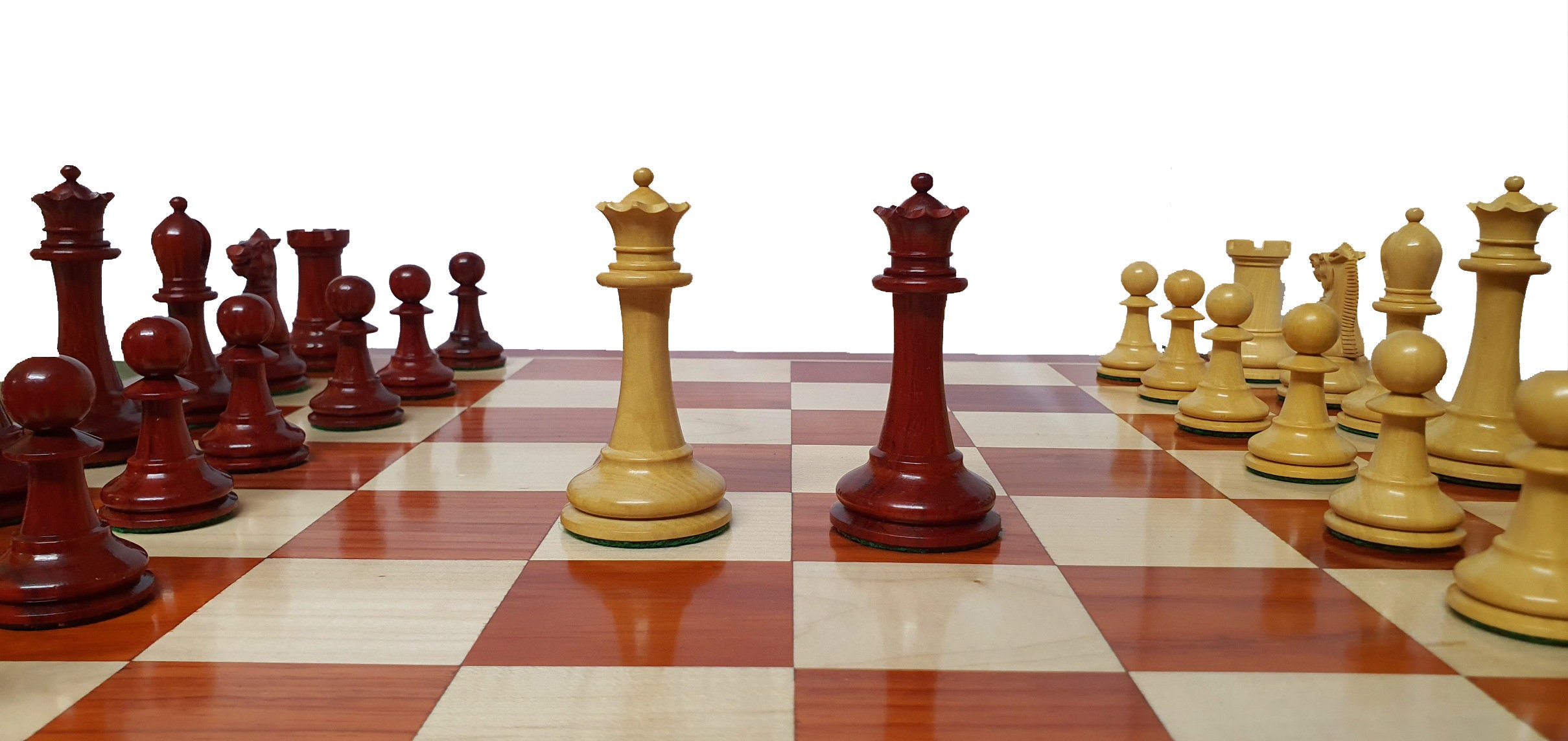Emil Kemeny 1892-93 Reproduction Staunton Chess Set 3.75" Non Antiqued ...
