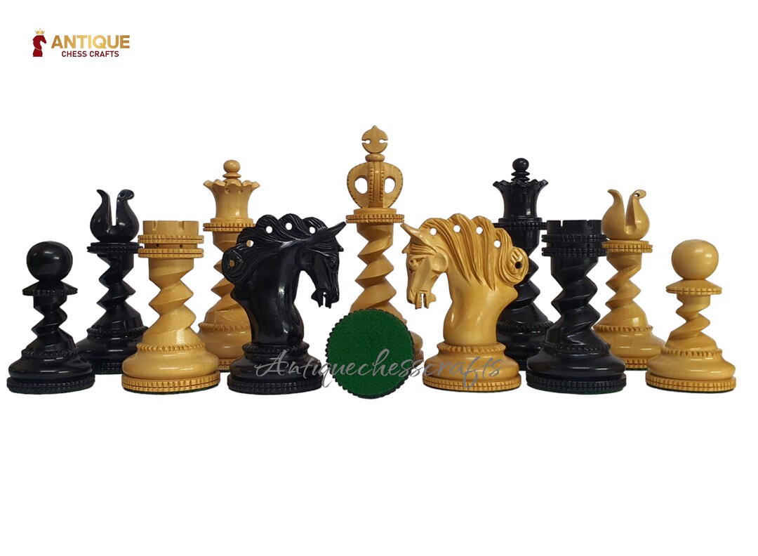 The Signature Series- Twisted Artisan Staunton Luxury Chess Pieces ...