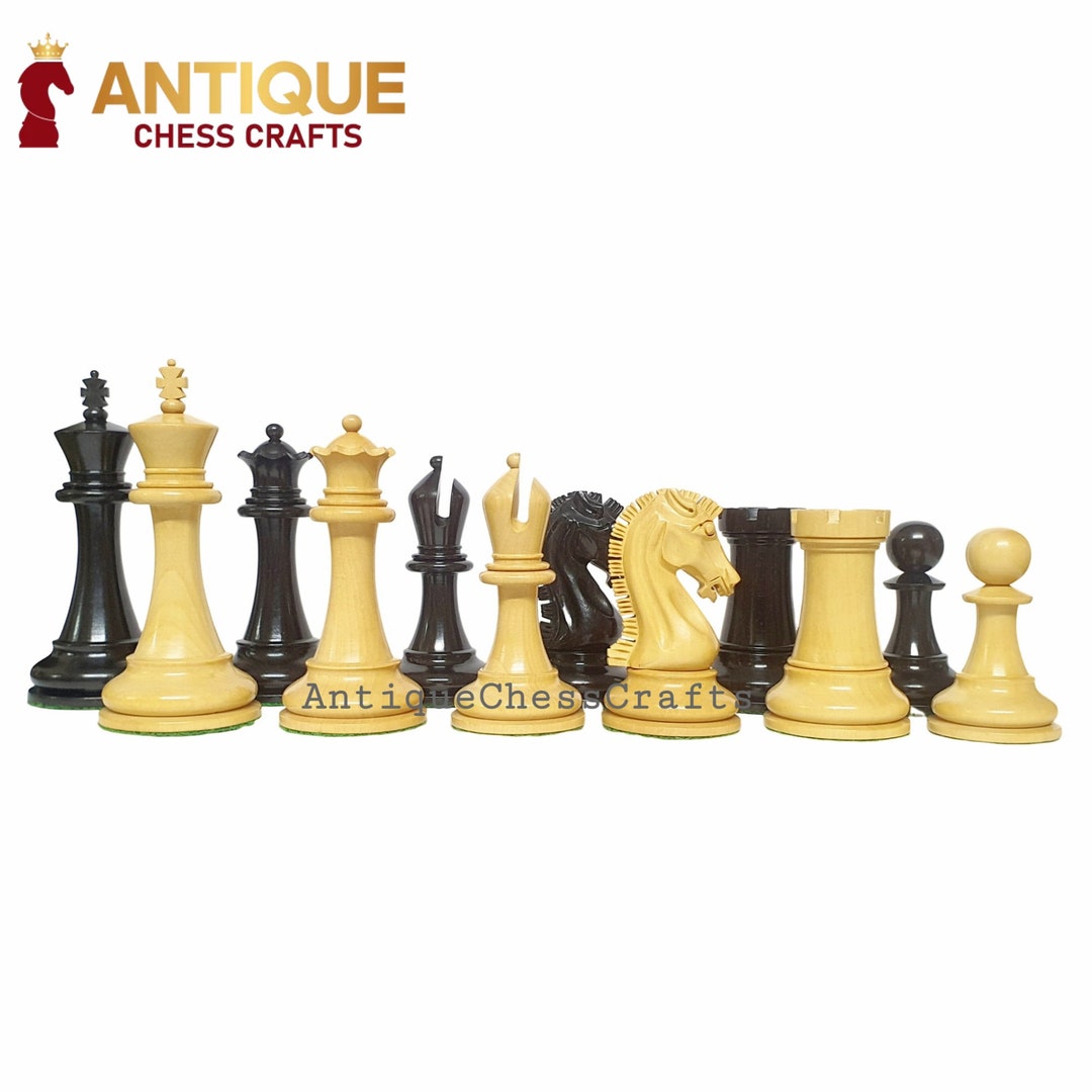 Sinquefield Cup Series Reproduced Staunton Chess Pieces Only Set ...