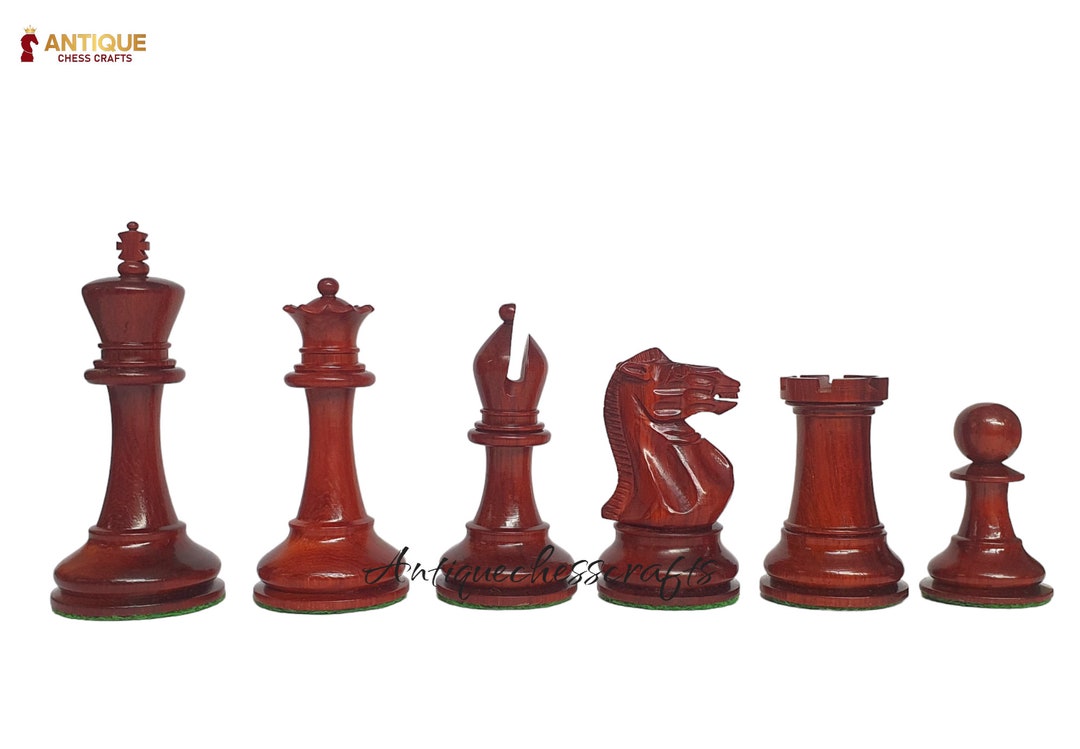 The Staunton Series (jaques Pattern) Chess Pieces in Budrosewood & Box ...