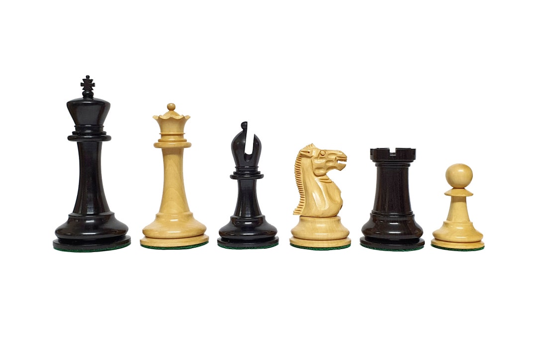 Emil Kemeny 1892-93 Reproduction Staunton Chess Set 3.75" Boxwood ...