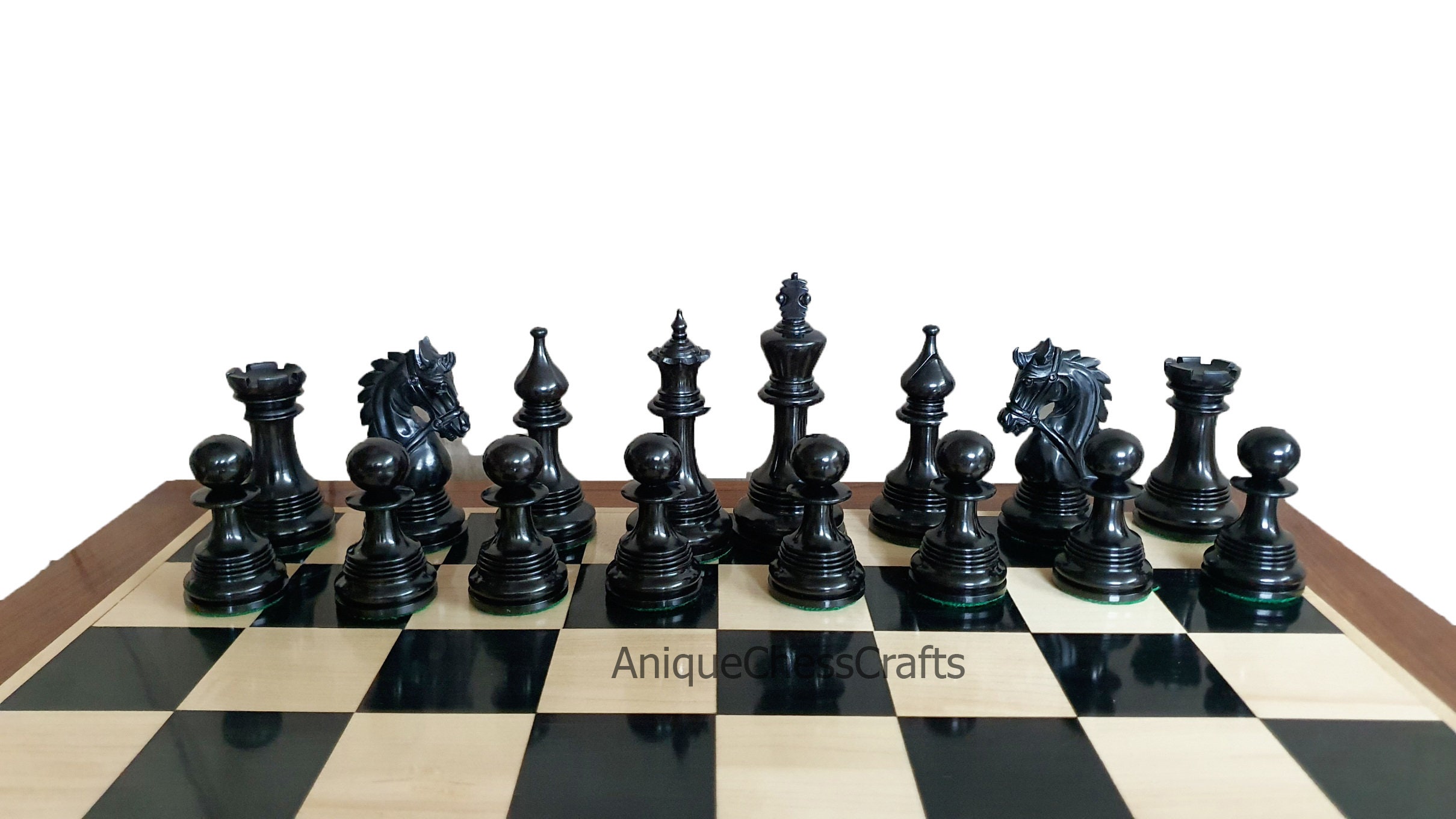 The Preston Series Luxury Chess Pieces 4.4 King Distressed Antiqued ...