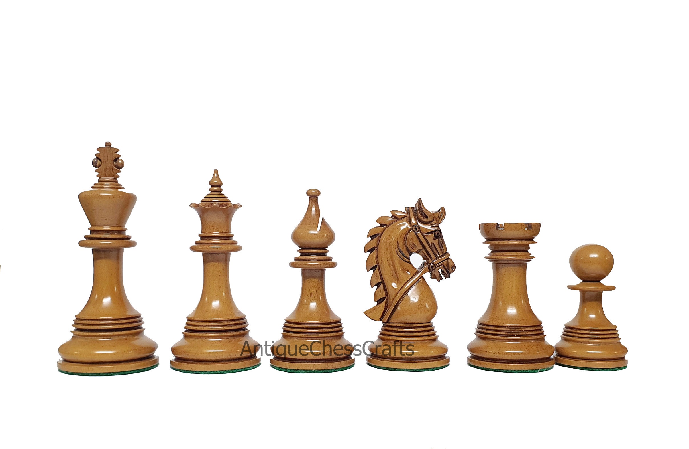 The Preston Series Luxury Chess Pieces 4.4 King Distressed Antiqued ...