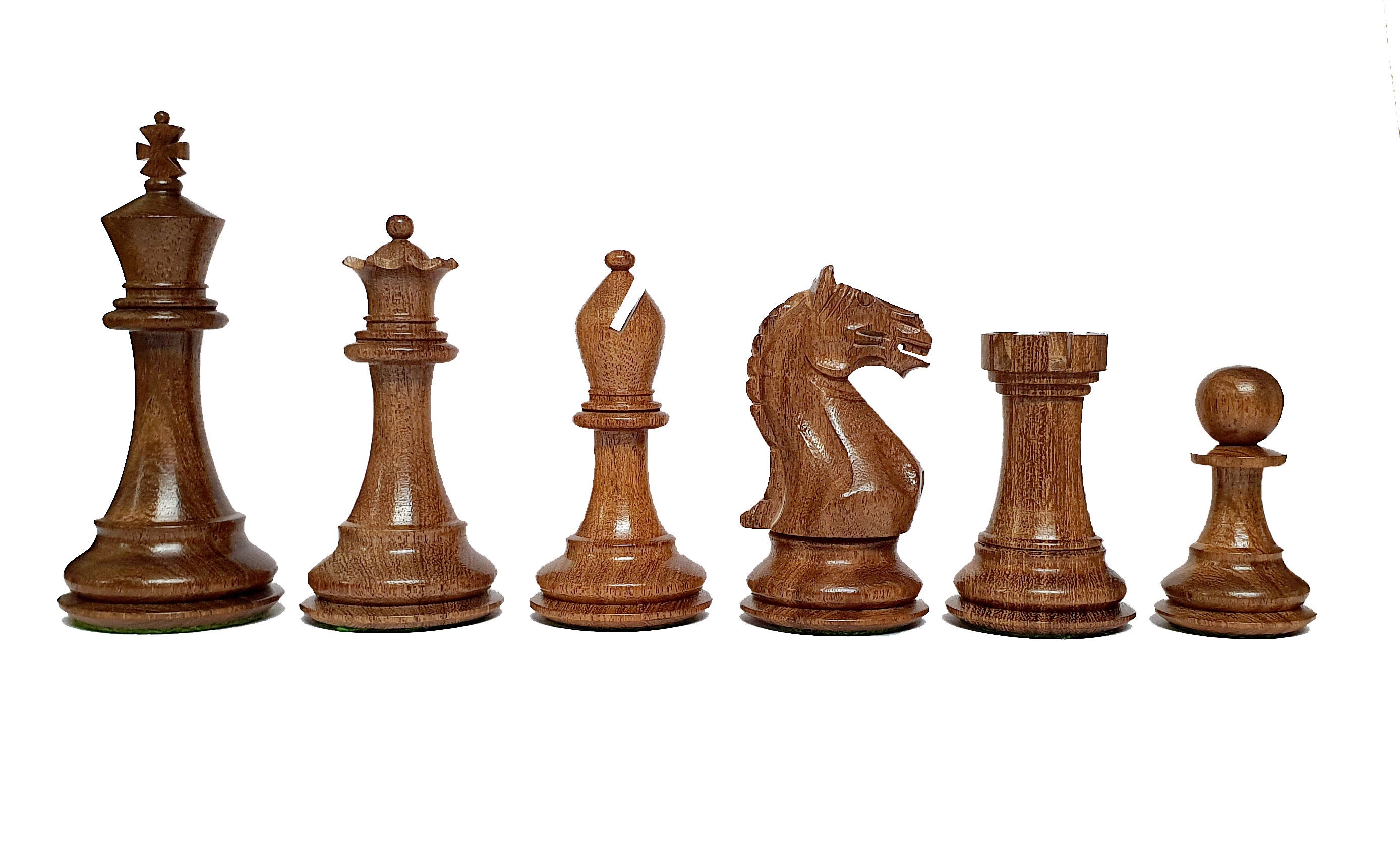 4''fierce Knight Chess Piecesweighted Staunton Chess - Etsy
