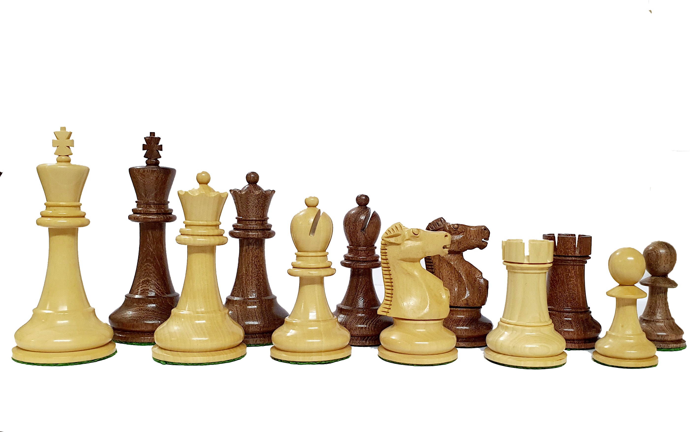 1972 Fischer Spassky Championship Series Chess Pieces Set Boxwood ...