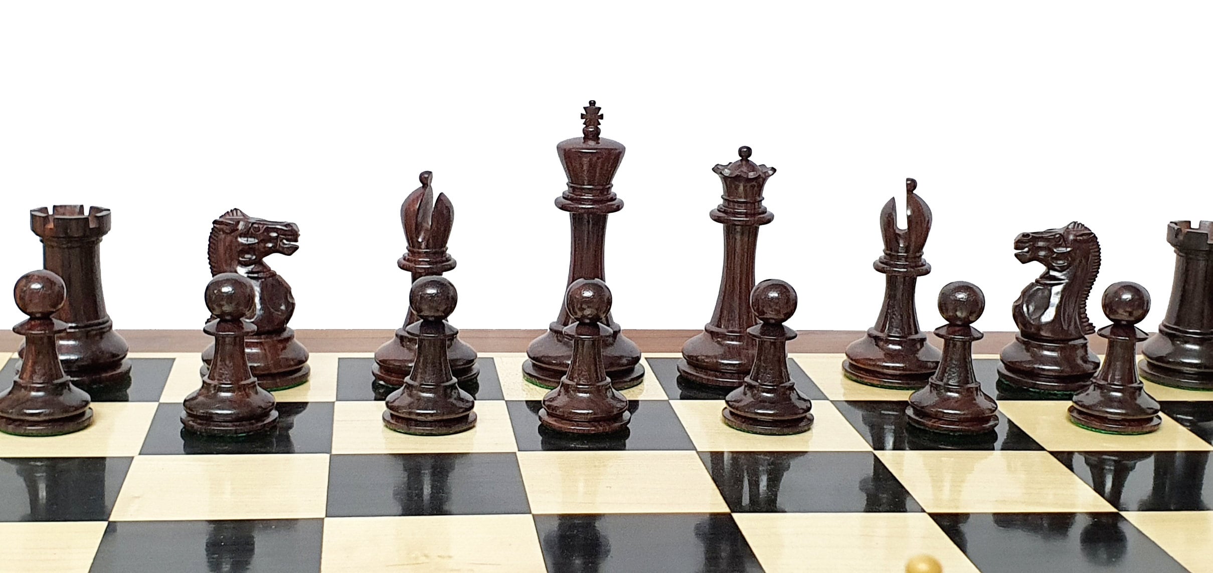 Emil Kemeny 1892-93 Reproduction Staunton Chess Set 3.75" Non Antiqued ...