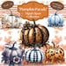 Digital Clipart pumpkin Parade-vol 1, Fall and Halloween Clipart ...