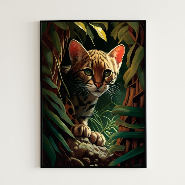 Jungle Cat - Etsy