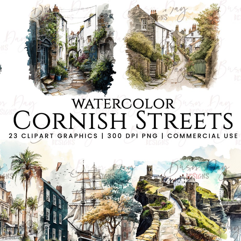 Cornwall Clipart - Etsy UK