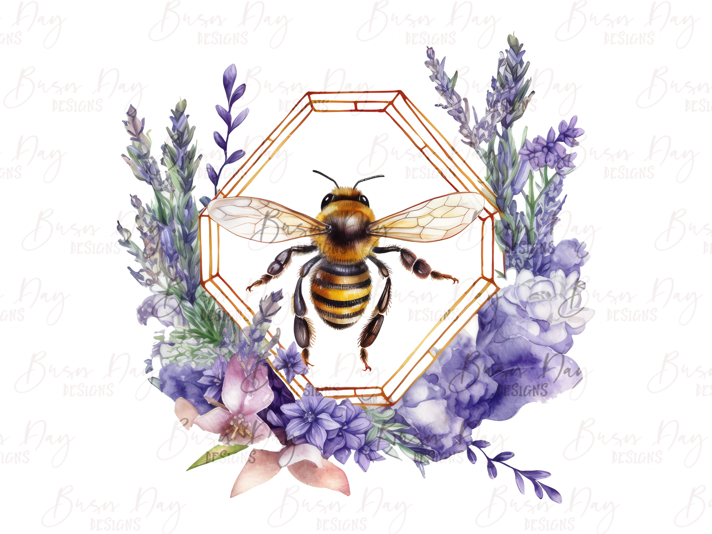 Watercolor Bees Clipart Bundle: 30 PNG Designs (digital Download) - Etsy