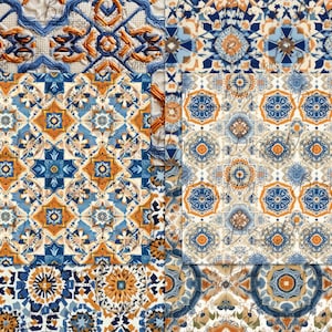 Traditional Tunisian Seamless Pattern, Instant Digital Download ...