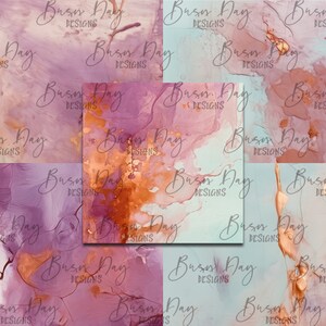 48 Rose Gold Oliphant Background Digital Print Wall Art Instant ...