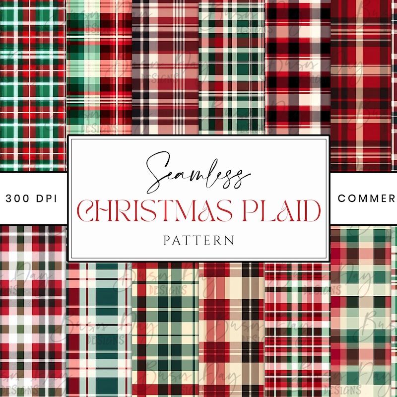 Christmas Plaid - Etsy
