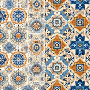 Traditional Tunisian Seamless Pattern, Instant Digital Download ...