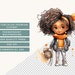 29 Watercolor Cute Little Black Girl Clipart Bundle , Watercolor ...
