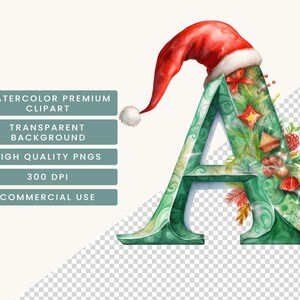 26 Watercolor Capital Letter Alphabet Clipart Bundle Sublimation ...