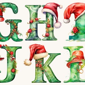 26 Watercolor Capital Letter Alphabet Clipart Bundle Sublimation ...