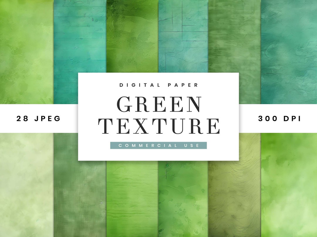 28 Green Texture Digital Paper Pack Sublimation Designs Digital ...