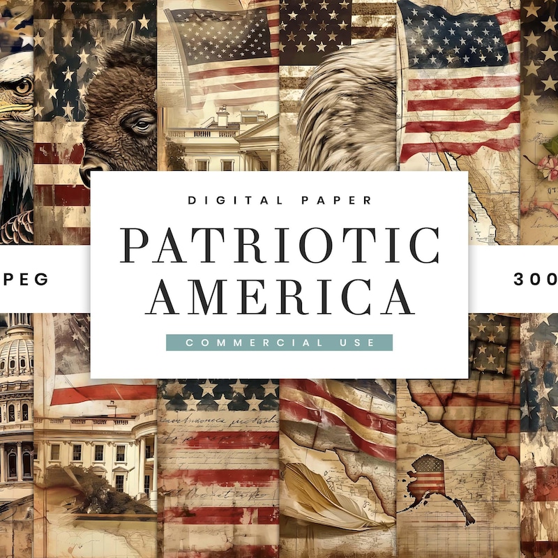 Patriotic Paper - Etsy