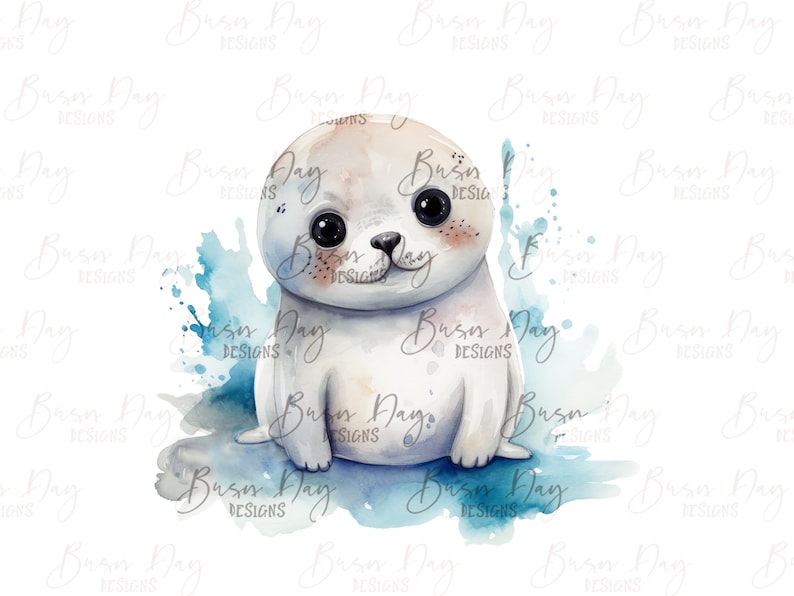 Watercolor Baby Animals Clipart, 18 PNG Graphics (digital Download) - Etsy