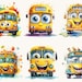 Watercolor Funny Faces School Bus Clipart Bundle (digital Download) - Etsy