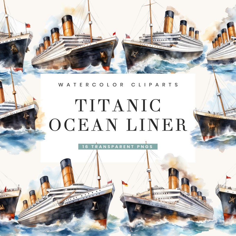 Ocean Liner Digital - Etsy