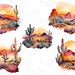 Watercolor Desert Clipart Bundle: Arid Landscape (instant Download) - Etsy