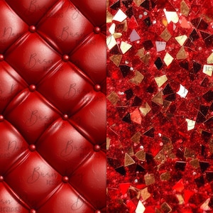 12 Luxury Red Background Digital Paper, Sublimation Designs, Instant ...