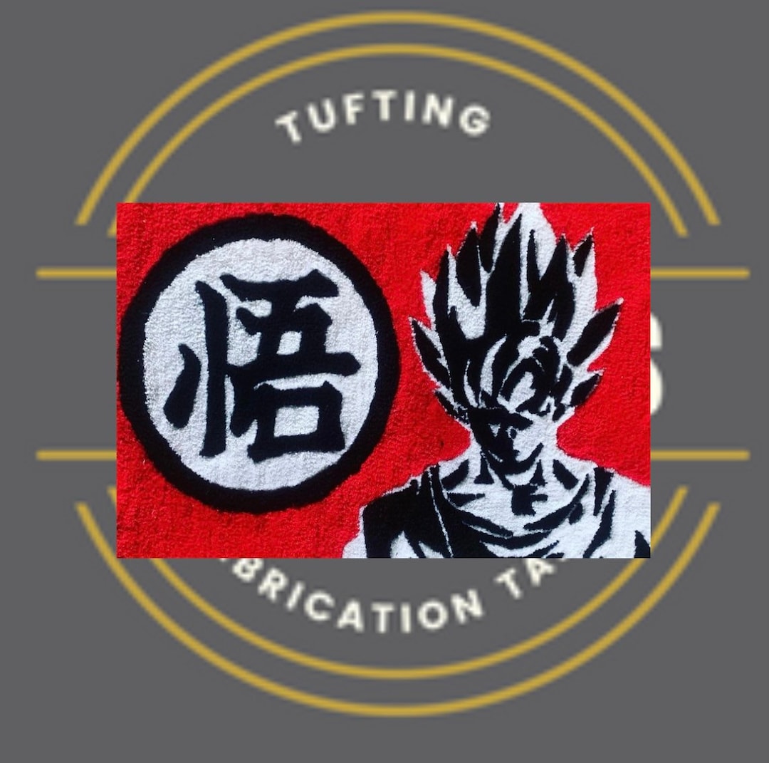 Large Dragon Ball Z Tufting Rug - Etsy
