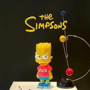 Bart Simpson 3D Perler Bead Patterns Digital Instant Download English ...