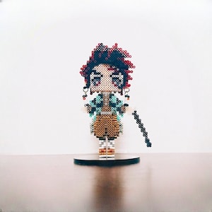 Demon Anime Characters 3D Perler Bead Patterns Digital Download - Etsy